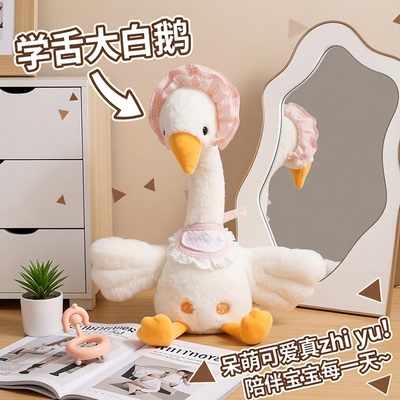 会学说话的鹅毛绒玩具