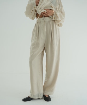 国内现货CLANE25新款轻薄直筒裤拍下不退