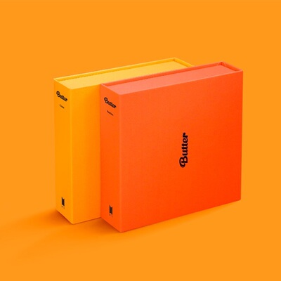 正版 BTS防弹少年团 2021回归专 Butter Cream版黄色 CD唱片碟