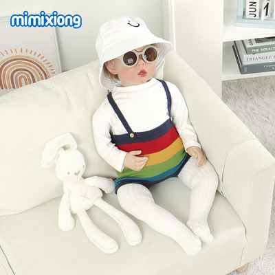 咪咪熊否休闲腈纶夏季背带裤