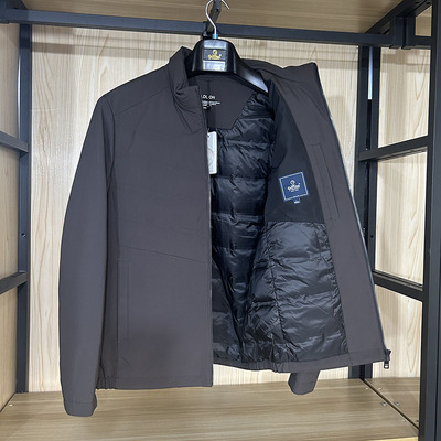 金利来男羽绒服秋冬款白鹅绒外套