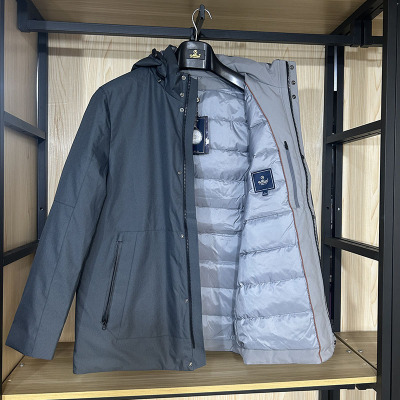 金利来男装羽绒服冬款白鹅绒外套