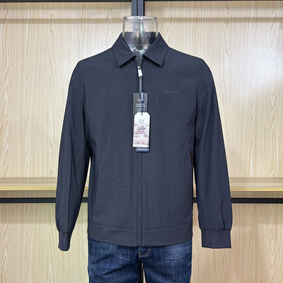 金利来GY男秋冬休闲保暖羊毛夹克