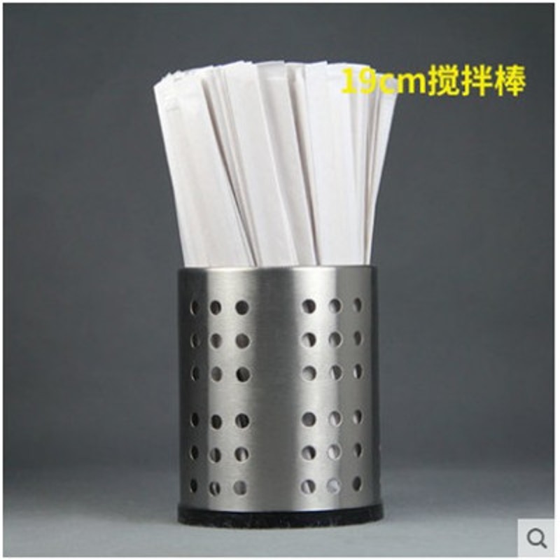 适用木质咖啡搅拌棒 o14cm19cm外带独立包装纸套咖啡搅棒