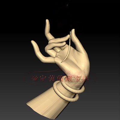 佛手三维立体图圆雕图纸stl文件雕刻机3d模型1373