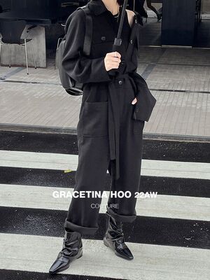 小香风连体裤女秋季新款