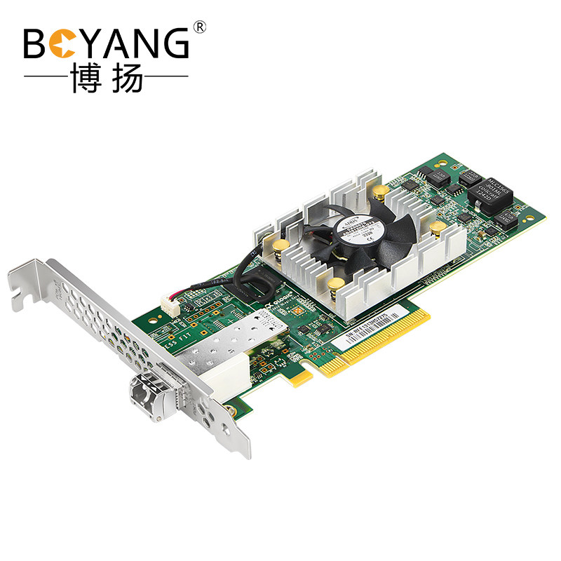 博扬 HBA卡 16G单口光纤通道卡PCI-E服务器/FC-SAN存储专用含1个_虎窝淘