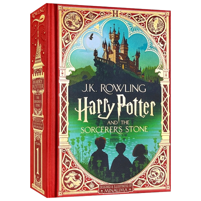 进口原版 哈利波特与魔法石 2020年新版精装互动书 英文原版 Harry Potter and the Sorcerer's Stone MinaLima Edition工作室