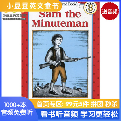 进口原版 #Sam the Minuteman (I Can Read) 汪培珽第四阶段 [4-8岁]   HarperTrophy