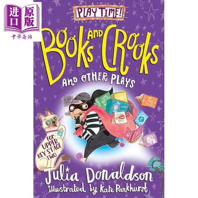 进口原版 *朱莉娅.唐纳森 书籍 骗子和其他戏剧Julia Donaldson Books and Crooks and Other Plays 英文原版 儿童   Pan Macmilla