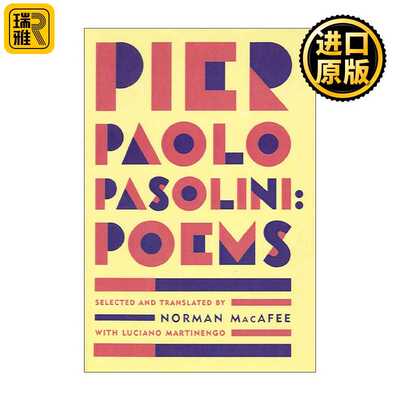 进口原版 英文原版 Poems 帕索里尼诗歌 英文版 进口英语原版书籍   Farrar