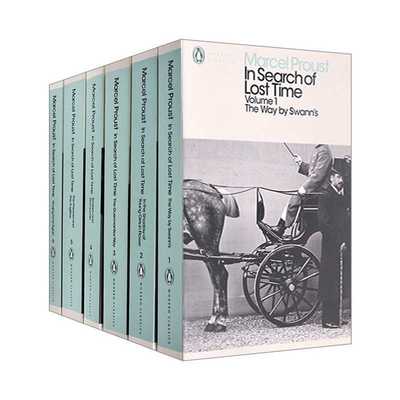 进口原版 英文原版小说 In Search of Lost Time 追忆似水年华1-6册 企鹅现代经典 索多姆和戈摩尔/昔日重现/囚徒和逃犯 英文版