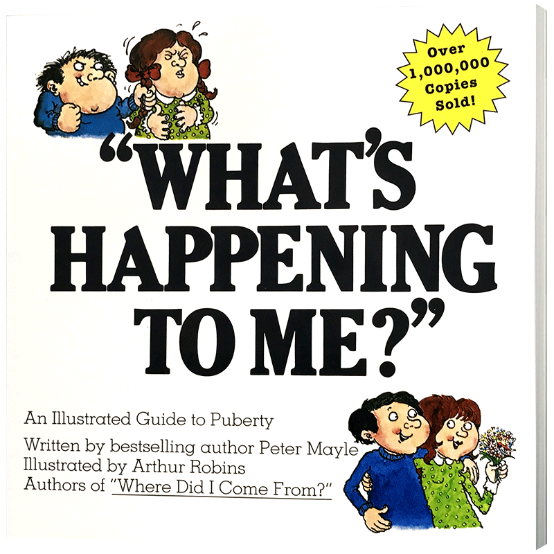 进口原版 What’s Happening to Me? 我到底怎么了？英文原版 青春期指南 青春期心理 性特征 青春期教育书籍 健康教育绘本 英