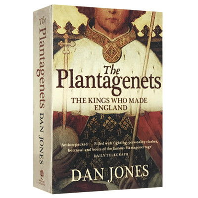 进口原版 The Plantagenets 金雀花王朝 英文原版 欧洲历史 安茹王朝 英国英格兰中世纪革命前的王朝统治Dan Jones丹琼斯全英文