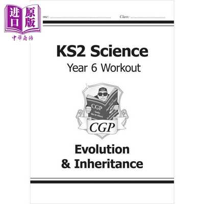 进口原版 *英国CGP KS2 Science Year Six Workout: Evolution & Inheritance   CGP