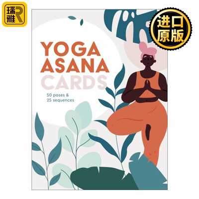 进口原版 Yoga Asana Cards: 50 poses & 25 sequences 瑜伽卡片50个姿势 英文原版   Leaping