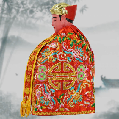 新款台版披风土地公土地婆斗篷