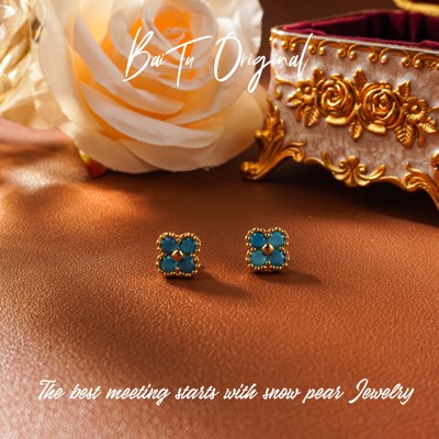 【柏荼】铜  时尚轻奢 BSE1842耳环