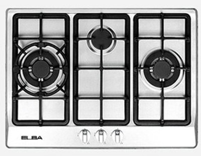 款意大利ELBA爱芭燃气灶E70-330SS BB嵌入式燃气灶小尺寸配脉冲