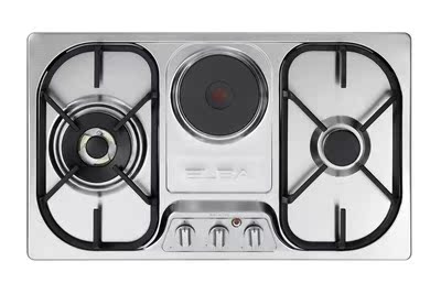 意大利ELBA爱芭E74-215SS BB嵌入式燃气灶 配件全铜炉头 脉冲