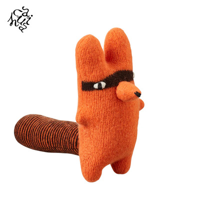 【授权现货】英国DonnaWilson设计全羊毛手工玩偶抱枕靠枕狐狸