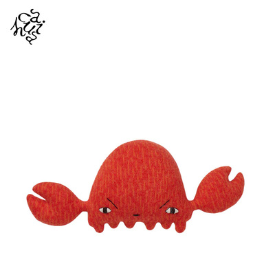 【官方授权】英国DonnaWilson玩偶羊毛手工抱枕靠枕沙发螃蟹