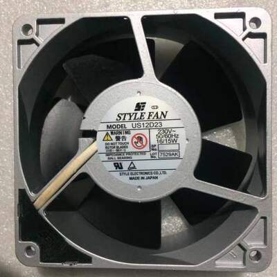 正品日本进口育良STYLE FAN US12D23 12038 230V 16/15W 铝机散热