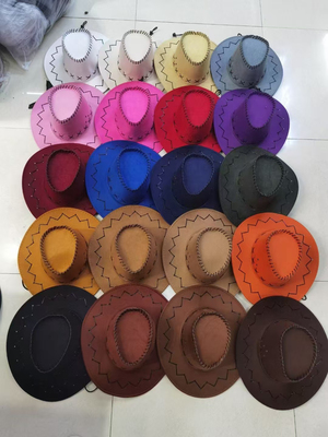 西部牛仔帽子男女春夏夏季户外旅游拍照遮阳骑士帽藏族大沿爵士帽