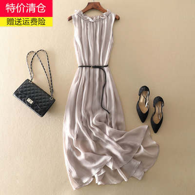 通勤宽松真丝纯色木耳领特价清仓