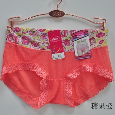 女中花性感蕾丝边网纱速干内裤