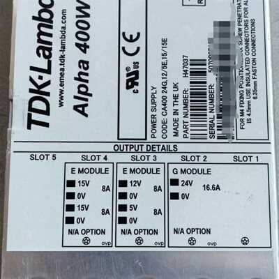议价议价H47037 Alpha 400W TDK-Lambda开关