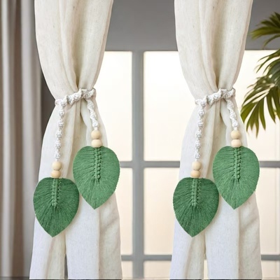 波西米亚风格窗帘绑带