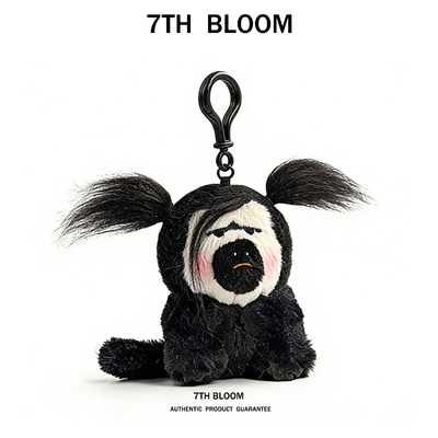 白面猴毛绒包挂件丑东西钥匙扣