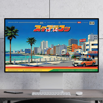 【2张】复古citypop 日本漫画 80s电脑mac手机ipad壁纸watch壁纸