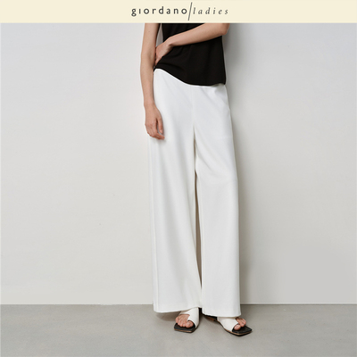 GL女装长裤阔腿半松紧腰休闲裤