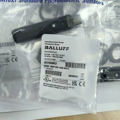 BALLUFF巴鲁夫光电传感器BOS00K3 型号：BOS 18KF-PA-1QD-S4-C