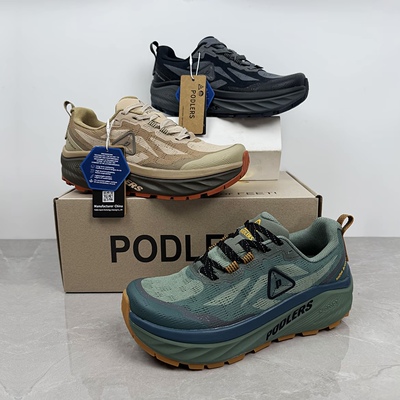 出口英国单夏季单网透气情侣款越野跑鞋缓震增高登山鞋防滑徒步鞋