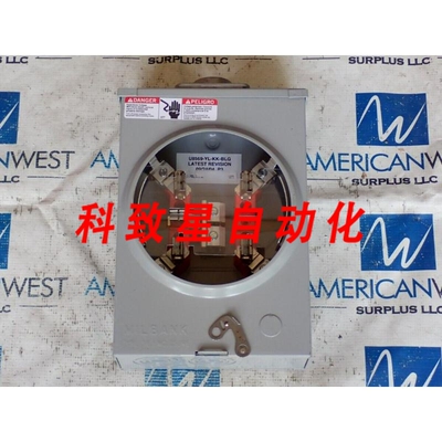 工业配件MILBANK U8569-YL-KK-BLG 125AMP 600VOLT单相3W无环电表