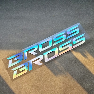 BORSS公路车改色防水贴纸