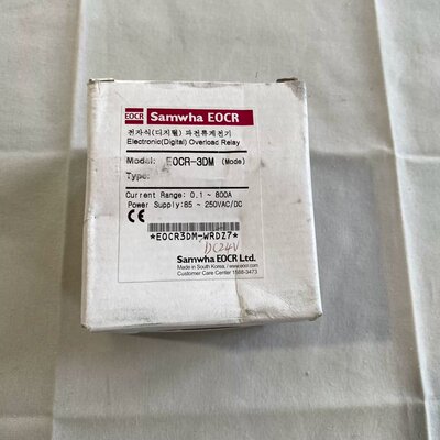 EOCR三和热继电机保护器EOCR-3DM-24数显热过载继电器