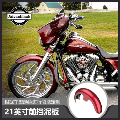 哈雷滑翔路王改装前挡泥板