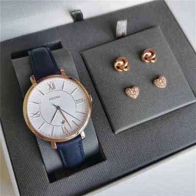 F化石ES4140SET女士皮带手表