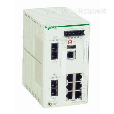 施耐德ConneXium 6TX/2FX-SM口以太网交换机.TCSESM083F2CS0询价
