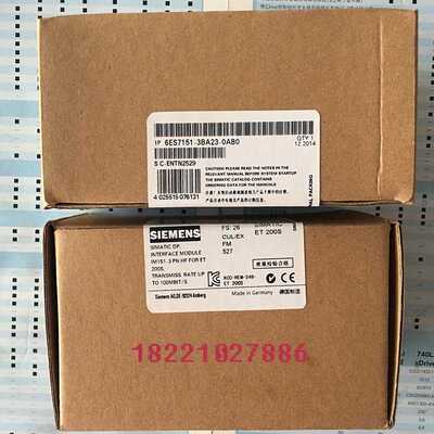 ￥全新原装SIEMENS西门子6ES7151-3BA23-0AB0模块包邮询价