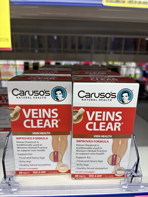 新西兰直邮Carusos静脉曲张片静脉曲张膏