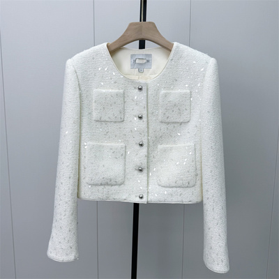 熠●2026秋季新品 小香风西装外套女气质通勤小个子短款夹克1069