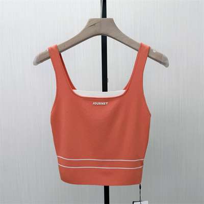 乂●2026春季新品 短款针织背心女修身显瘦打底内搭吊带上衣0362