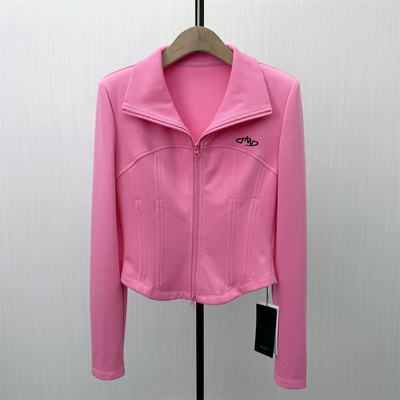 乂●2026春季新品 卫衣外套女显瘦百搭休闲通勤短款拉链开衫3663