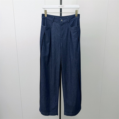 fei●2026秋季新品 阔腿牛仔裤女高腰显瘦宽松百搭休闲长裤7104