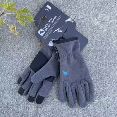 三角鼠秋冬新品高端P200系列抓绒保暖手套男女款可触屏手套K1029